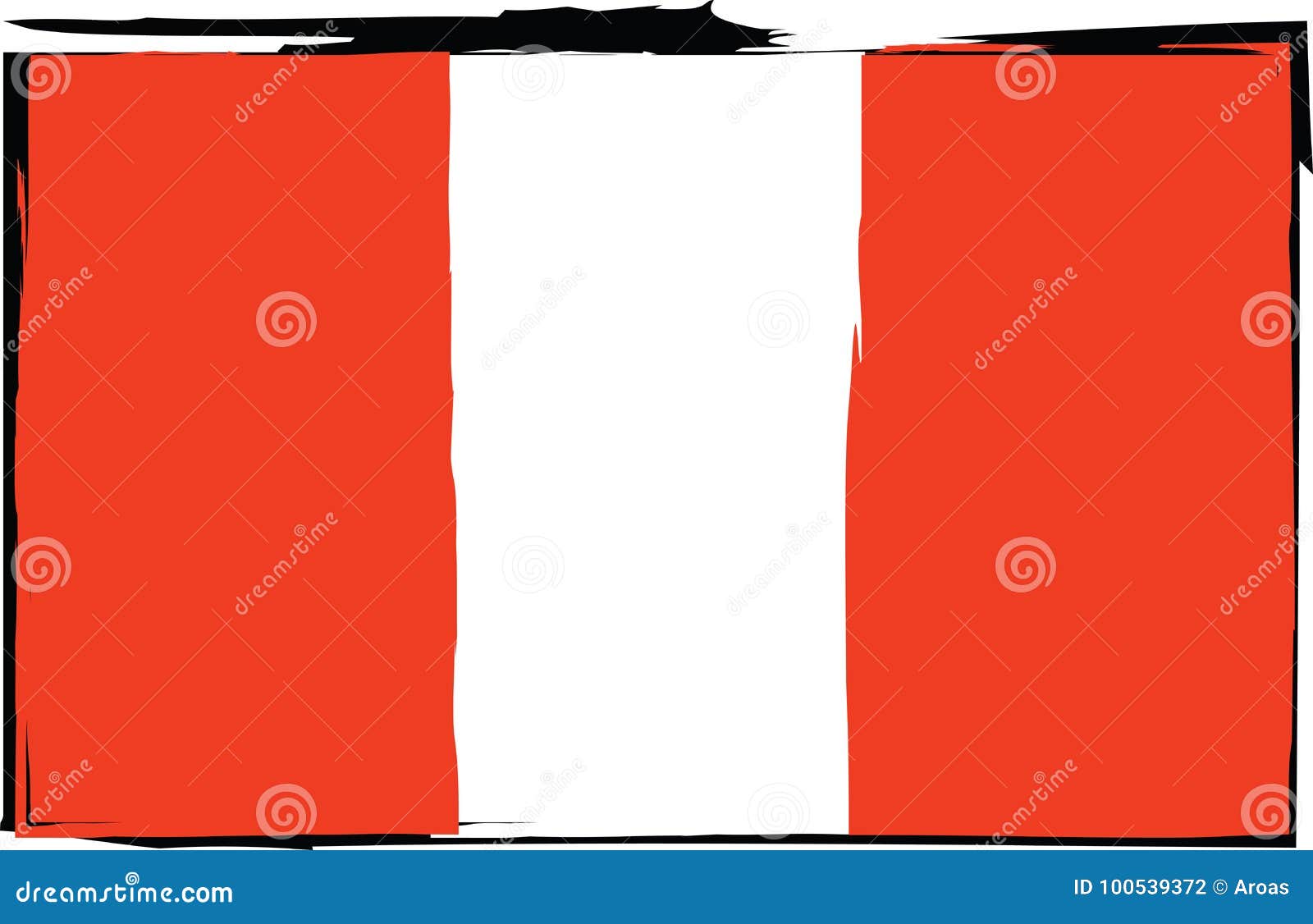 Abstract PERUVIAN Flag or Banner Stock Vector - Illustration of icon ...