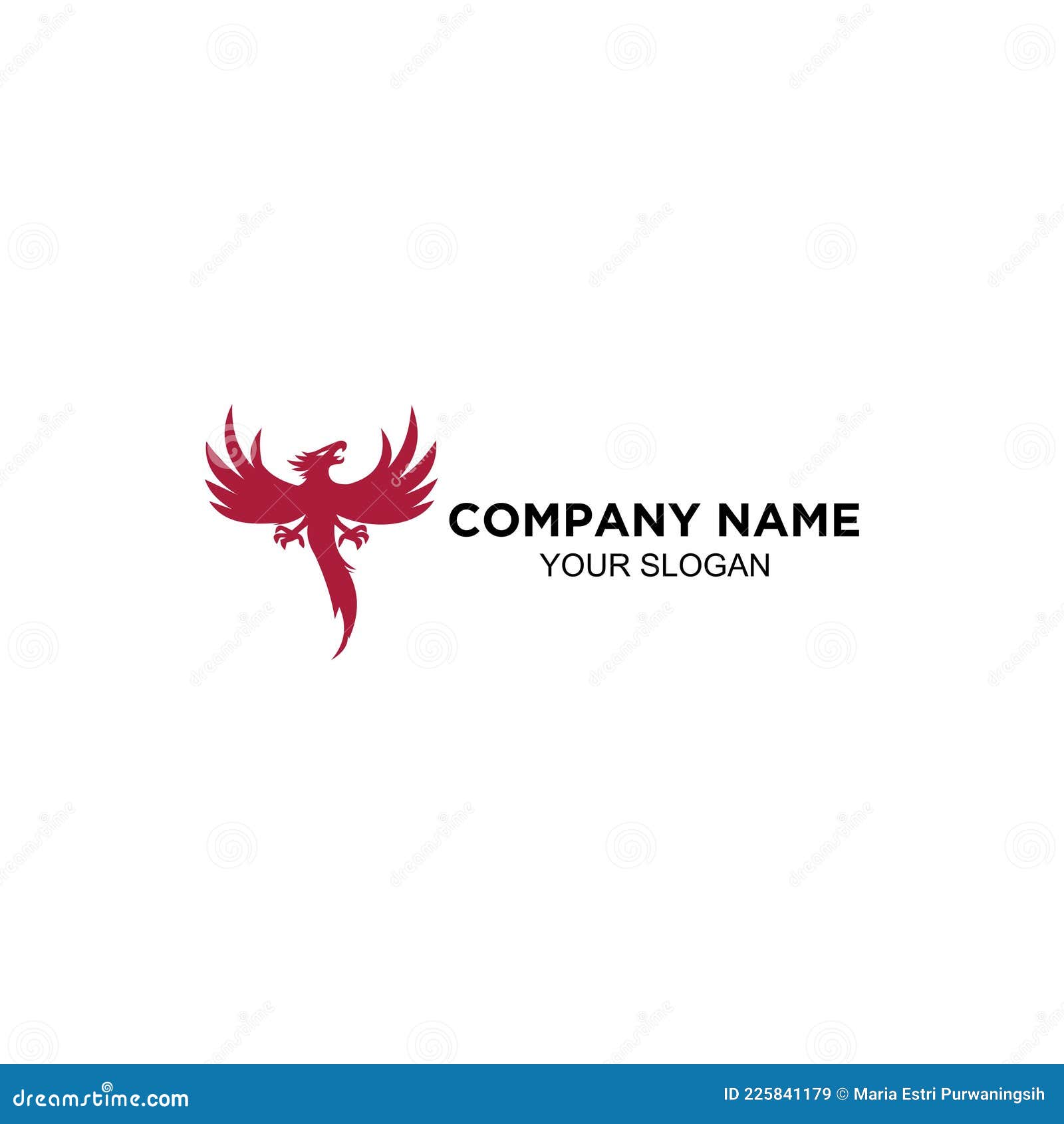 Abstract of Phoenix Logo Design Vector Stock Vector - Illustration of ...