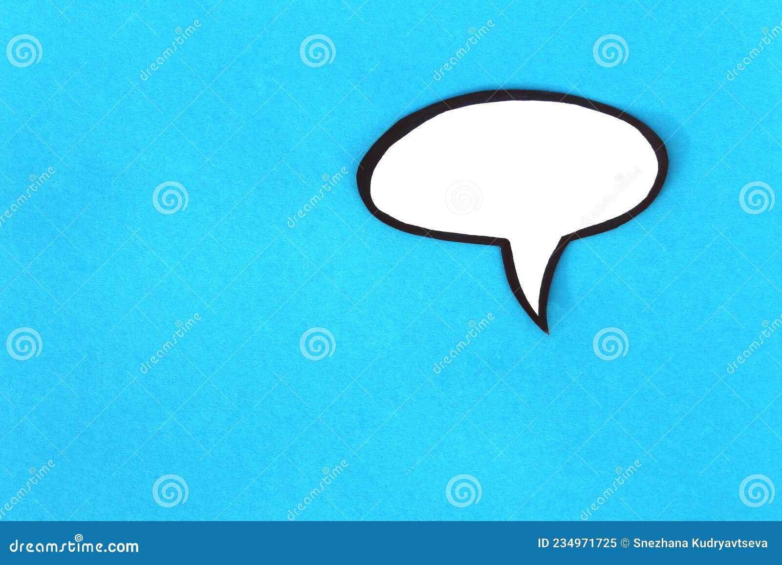 Abstract Photo with Blank Sign. Human Thinking or Conversation. Stock ...