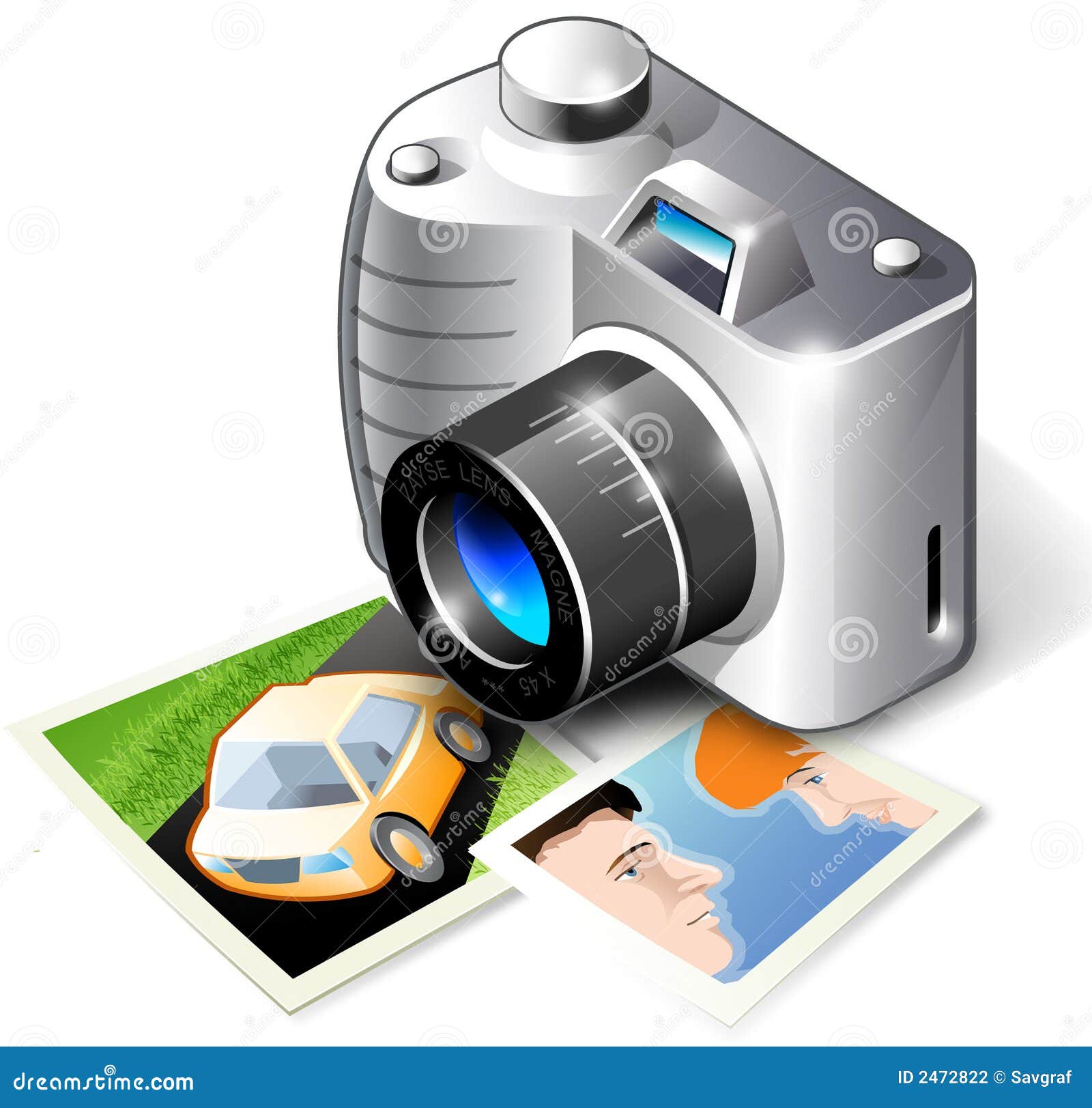 Abstract photo camera stock illustration. Illustration of mega - 2472822