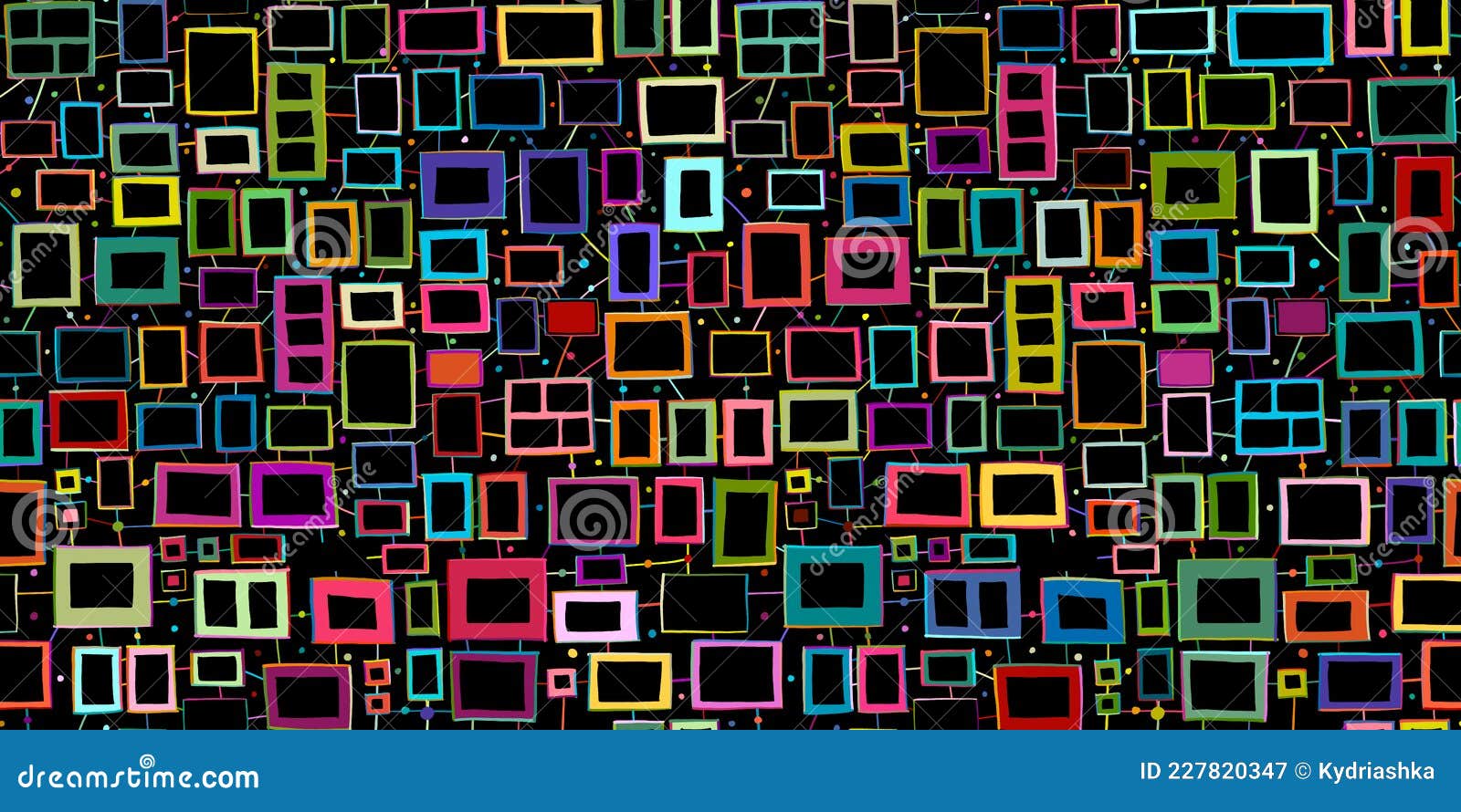 Abstract Photo Frame Templates. Seamless Pattern Background for Your ...