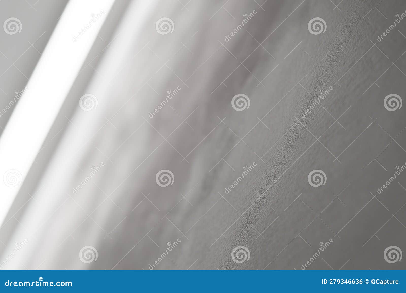 Abstract Photo of White Wall with Light Reflection from a Light Bar ...
