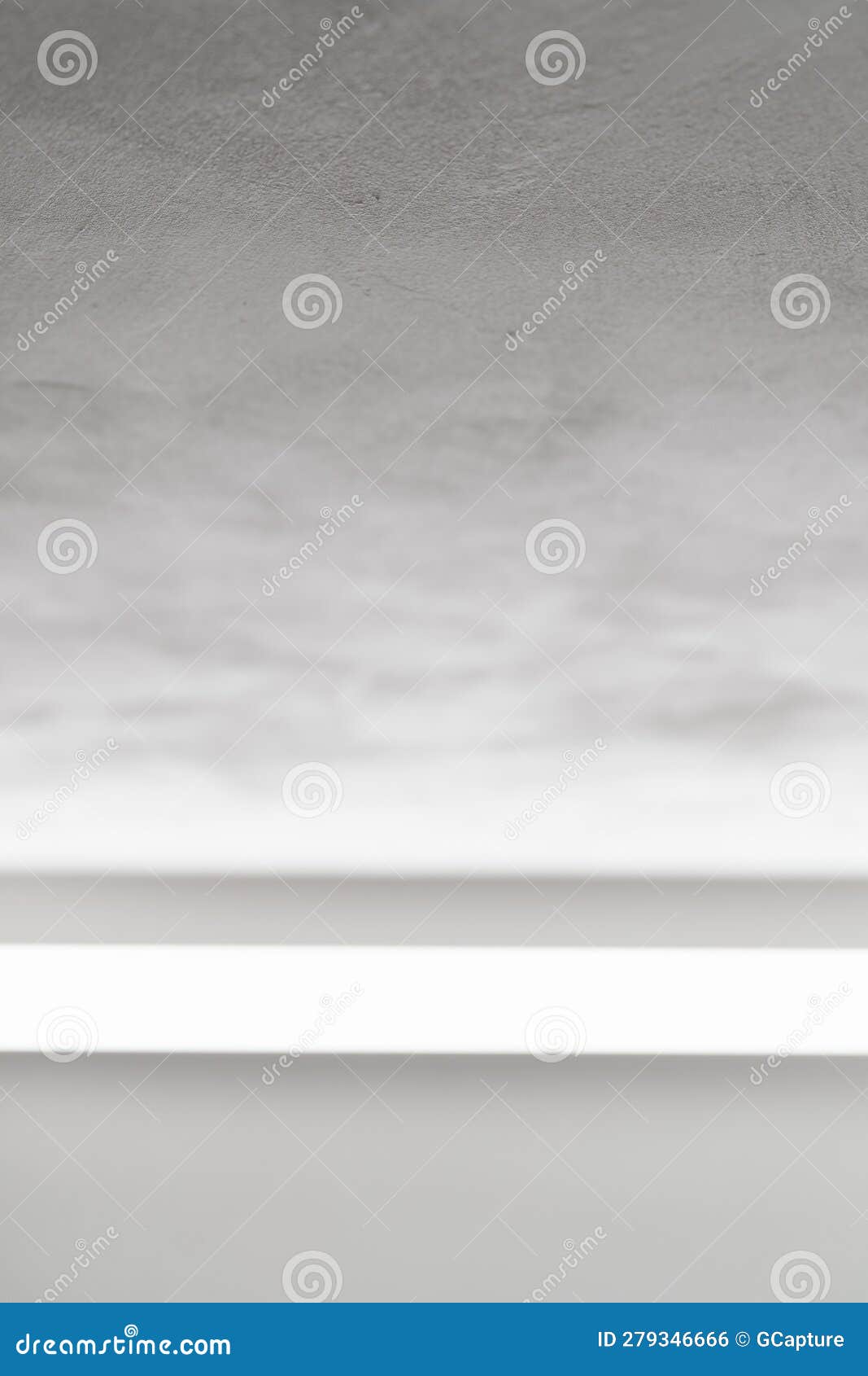 Abstract Photo of White Wall with Light Reflection from a Light Bar ...