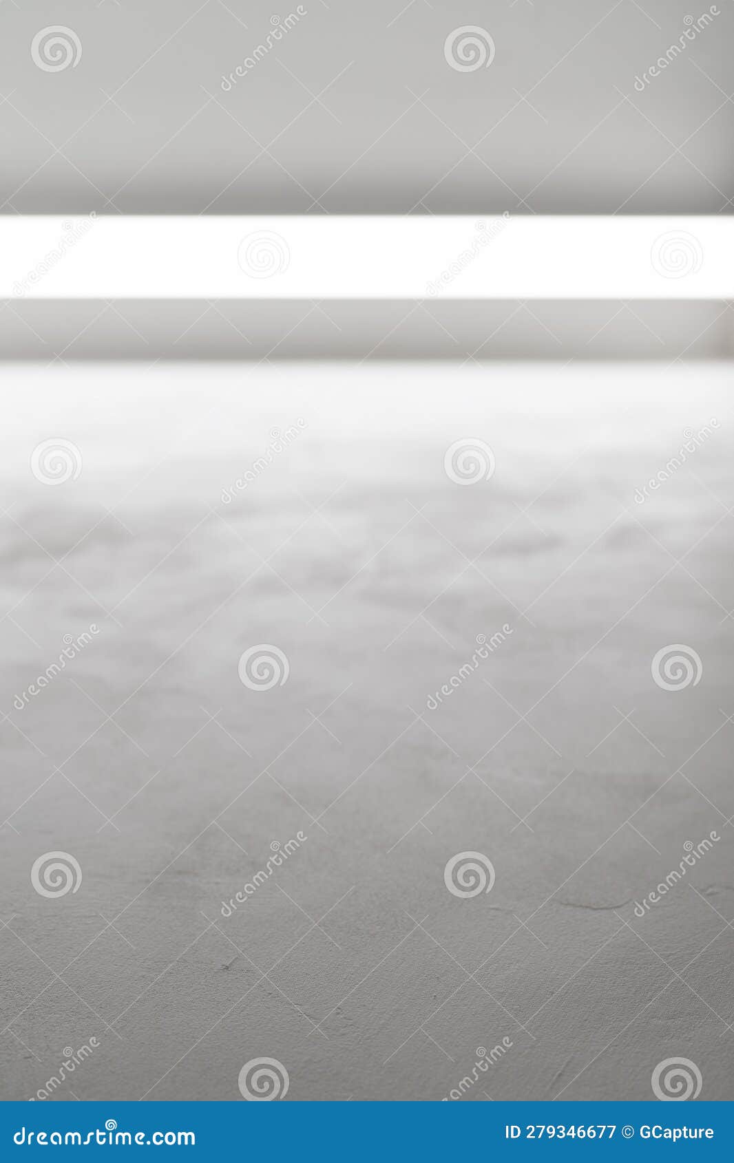 Abstract Photo of White Wall with Light Reflection from a Light Bar ...