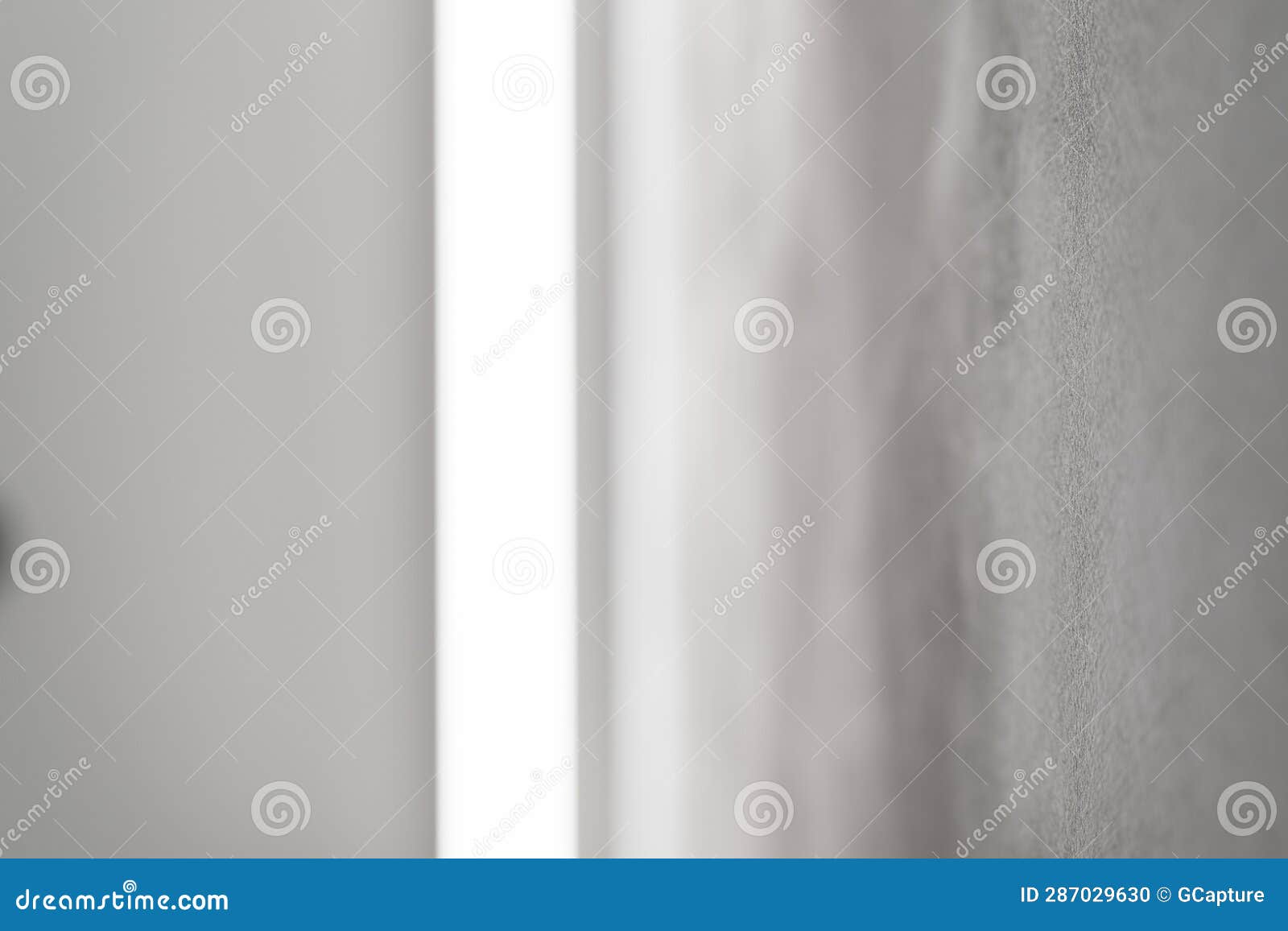 Abstract Photo of White Wall with Light Reflection from a Light Bar ...