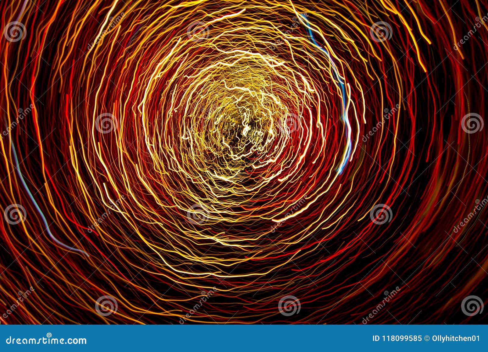 An Abstract Photograph of Bright Colored Spiral Lines Stock Image ...