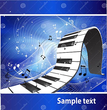 Abstract piano keyboard stock vector. Illustration of harmony - 11319934