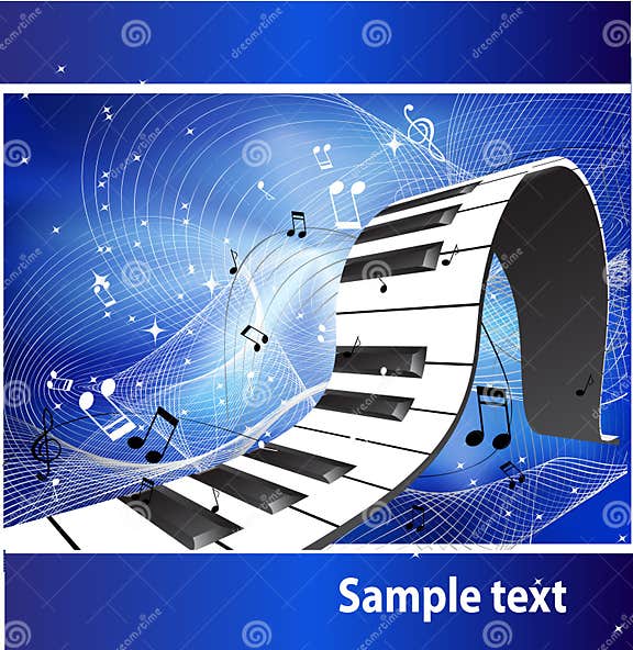 Abstract piano keyboard stock vector. Illustration of harmony - 11319934