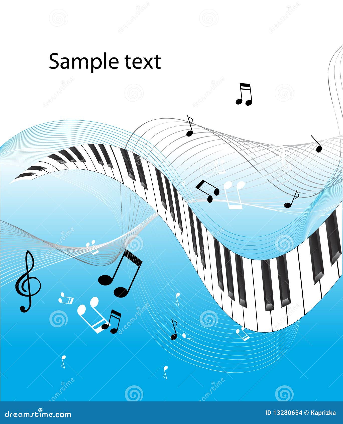 Abstract piano keyboard stock illustration. Illustration of classical ...