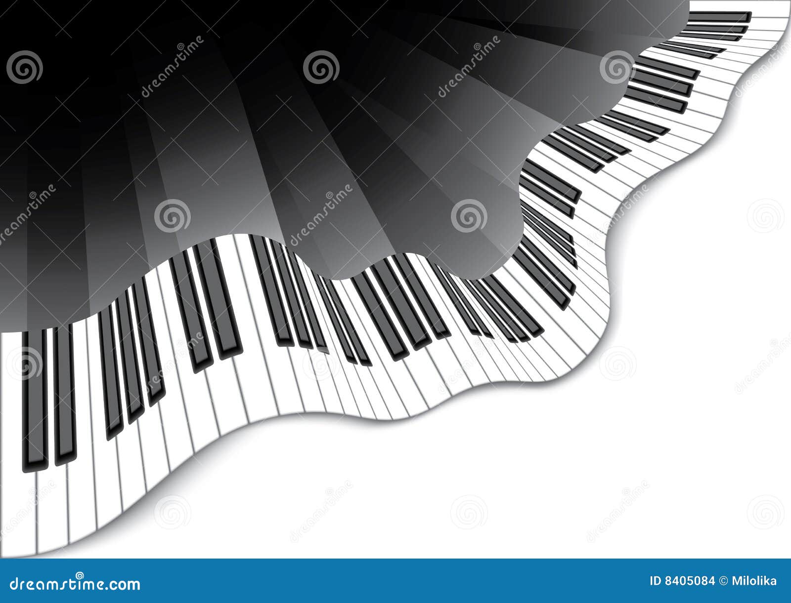 Abstract piano keyboard stock vector. Illustration of abstract - 8405084