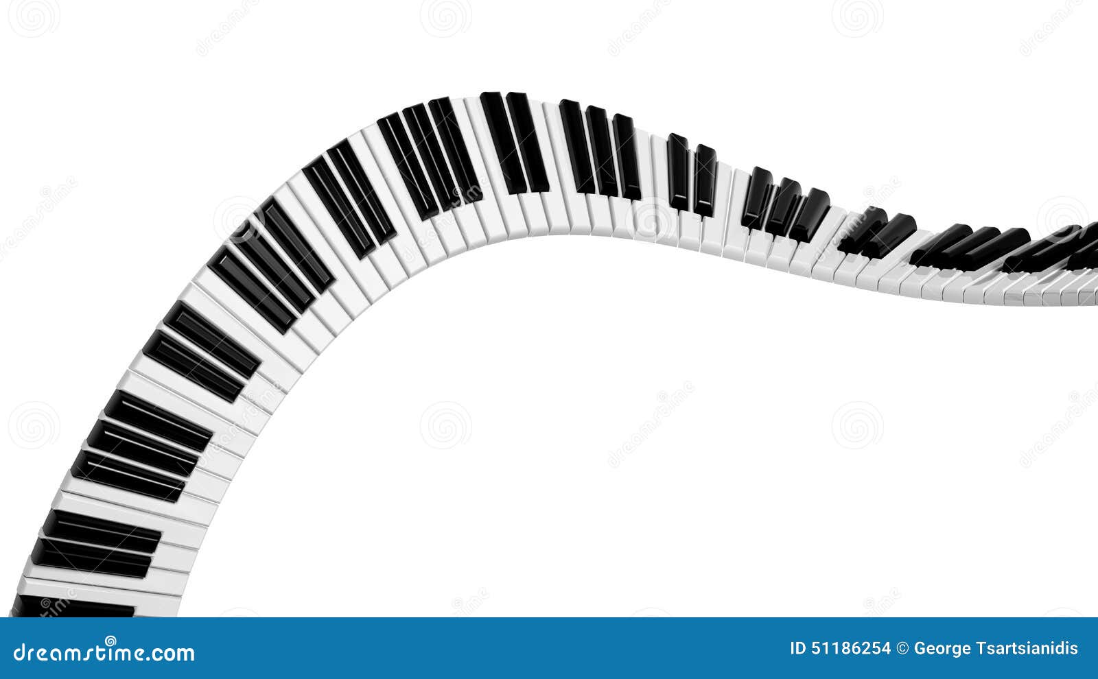 Abstract Piano Keyboard Wave Stock Illustration - Illustration of arts ...