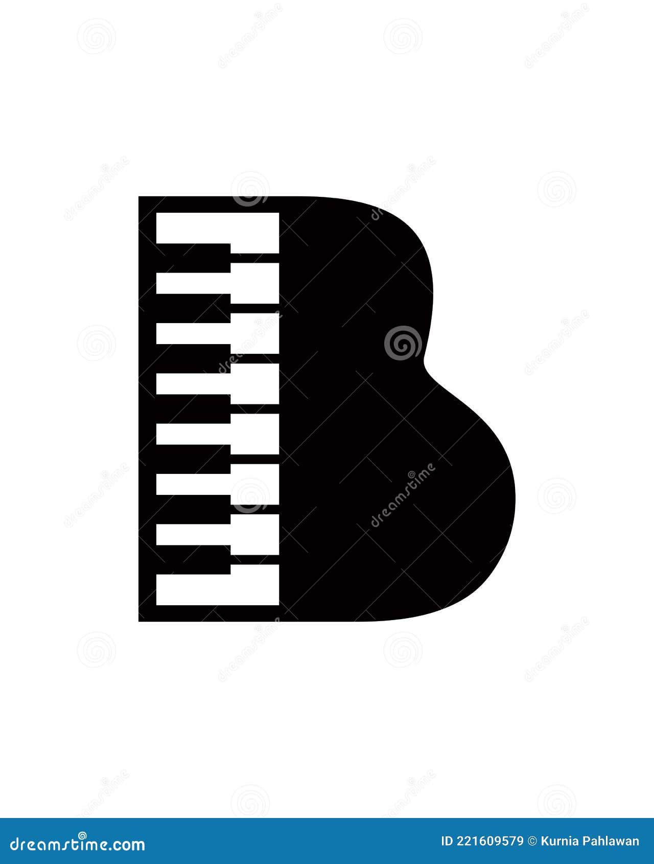 Abstract Piano Logo , Musical Logo Vector Stock Illustration ...