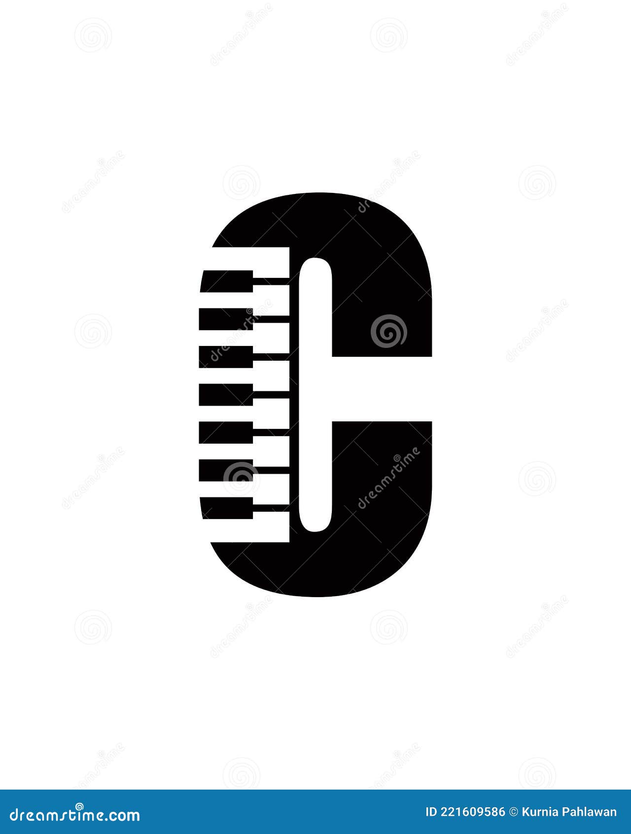 Abstract Piano Logo , Musical Logo Vector Stock Illustration ...