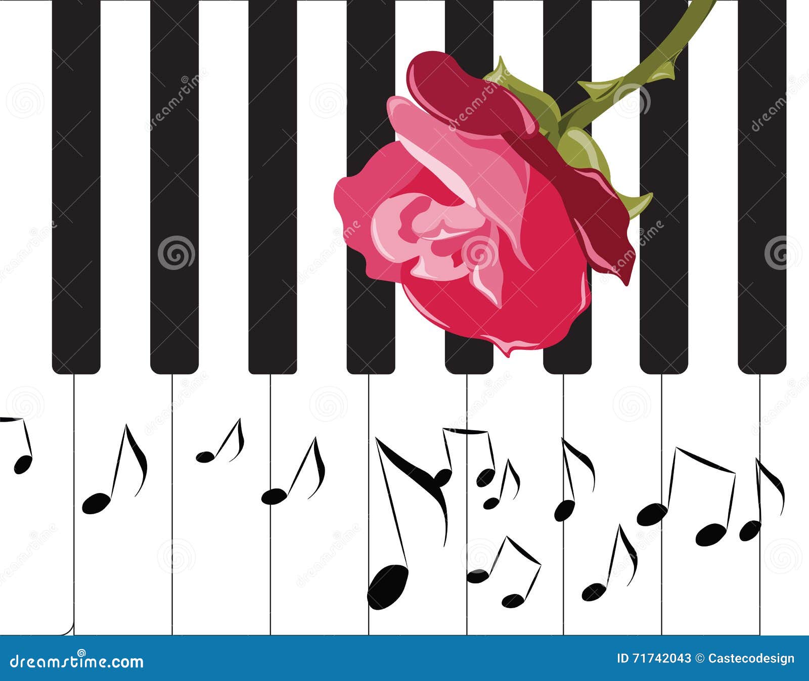 Abstract Piano Music stock vector. Illustration of artistic - 71742043