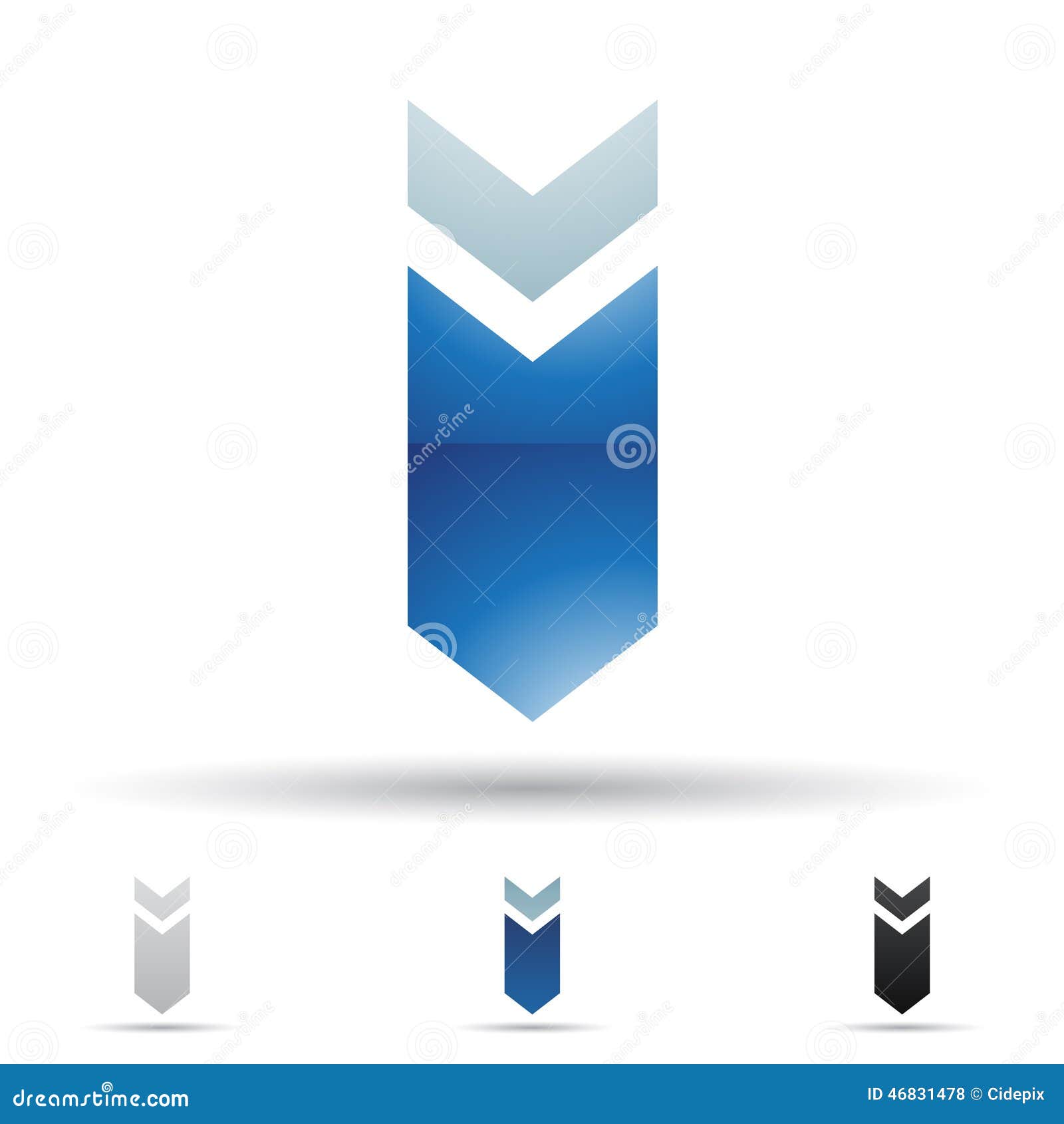 Abstract Pictogram Voor Brief I Vector Illustratie - Illustration of ...