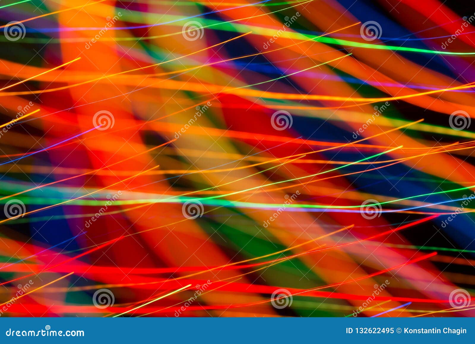 Abstract Picture of Bright Colored Dynamic Lights Stock Image - Image ...
