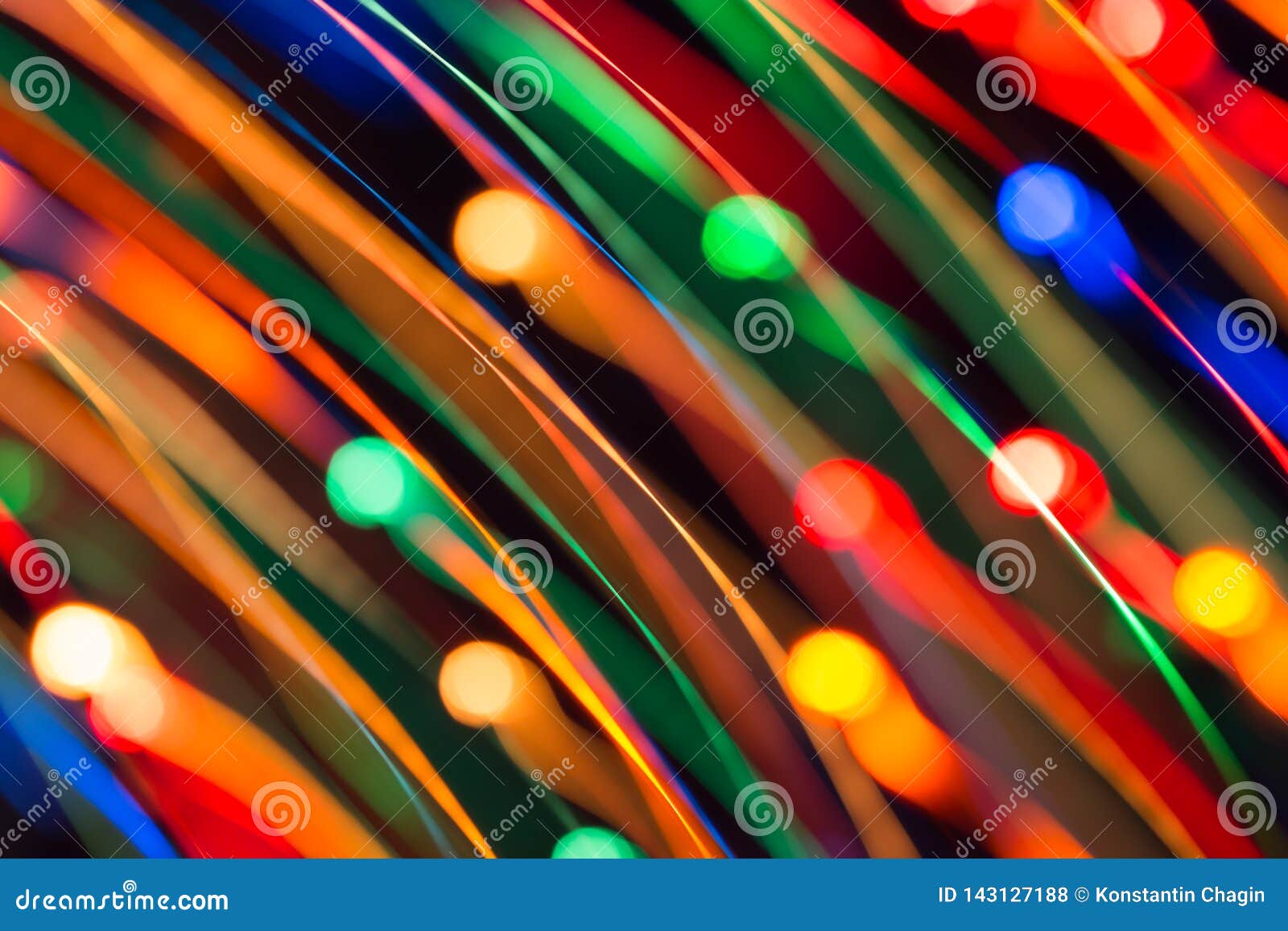 Abstract Picture of Bright Colored Dynamic Lights Stock Photo - Image ...