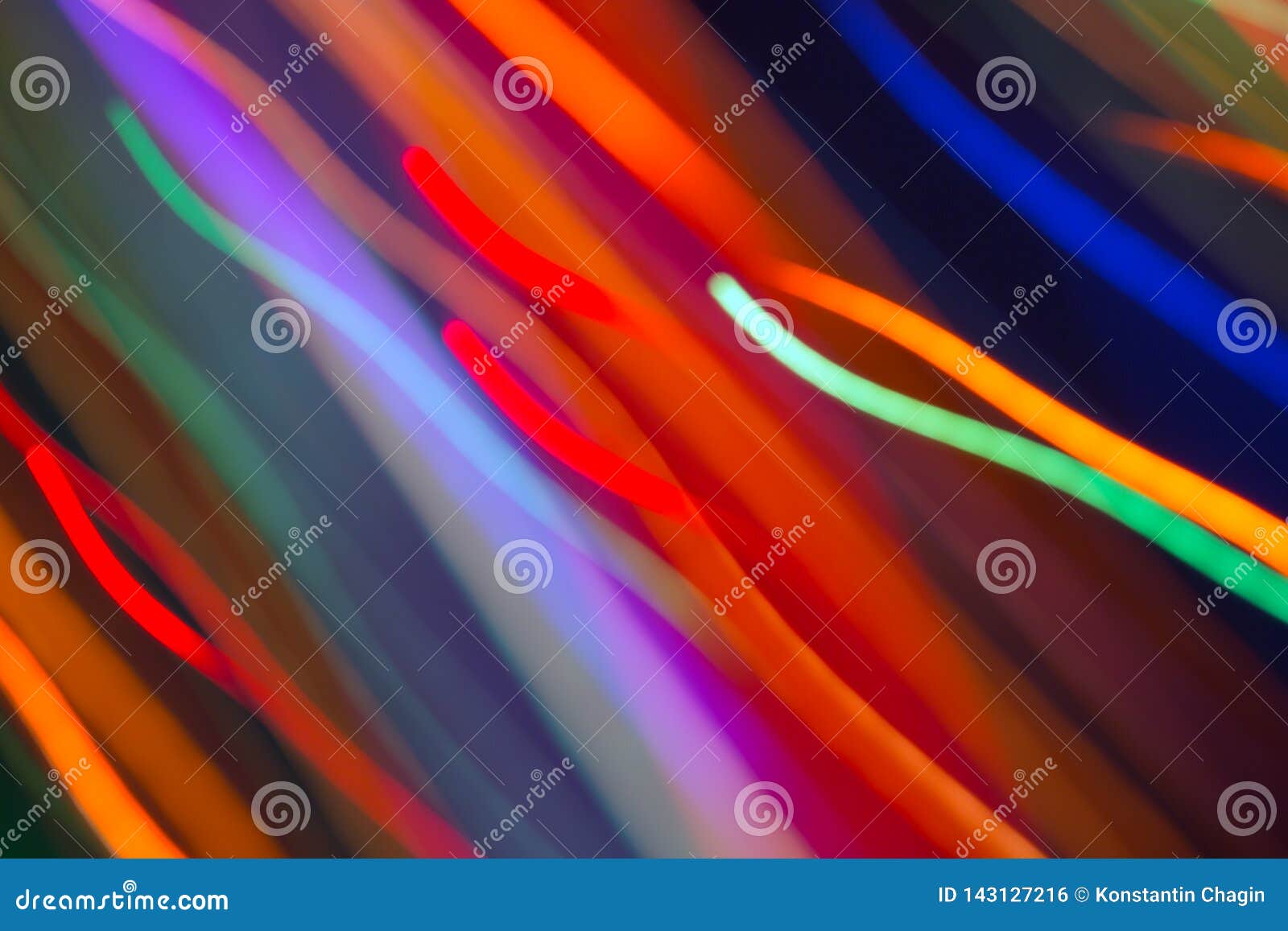 Abstract Picture of Bright Colored Dynamic Lights Stock Photo - Image ...
