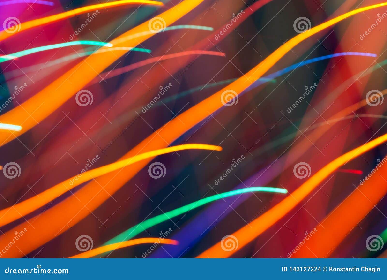 Abstract Picture of Bright Colored Dynamic Lights Stock Photo - Image ...