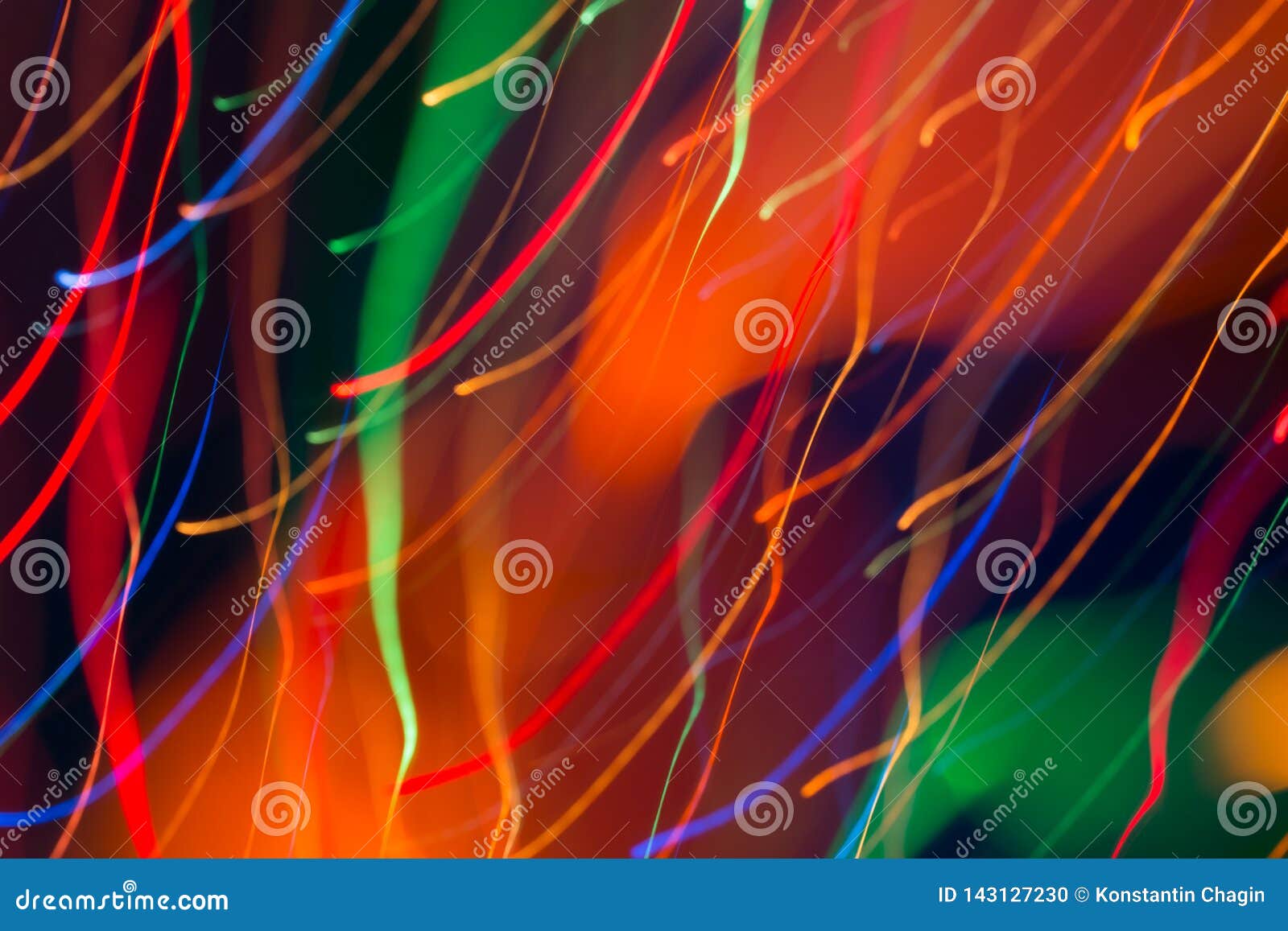Abstract Picture of Bright Colored Dynamic Lights Stock Photo - Image ...