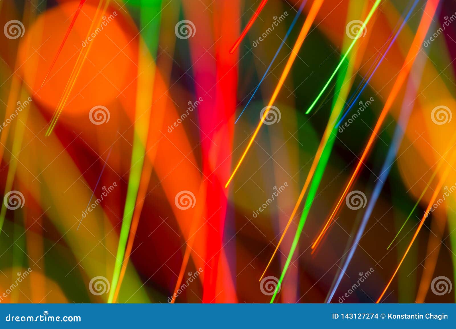 Abstract Picture of Bright Colored Dynamic Lights Stock Photo - Image ...