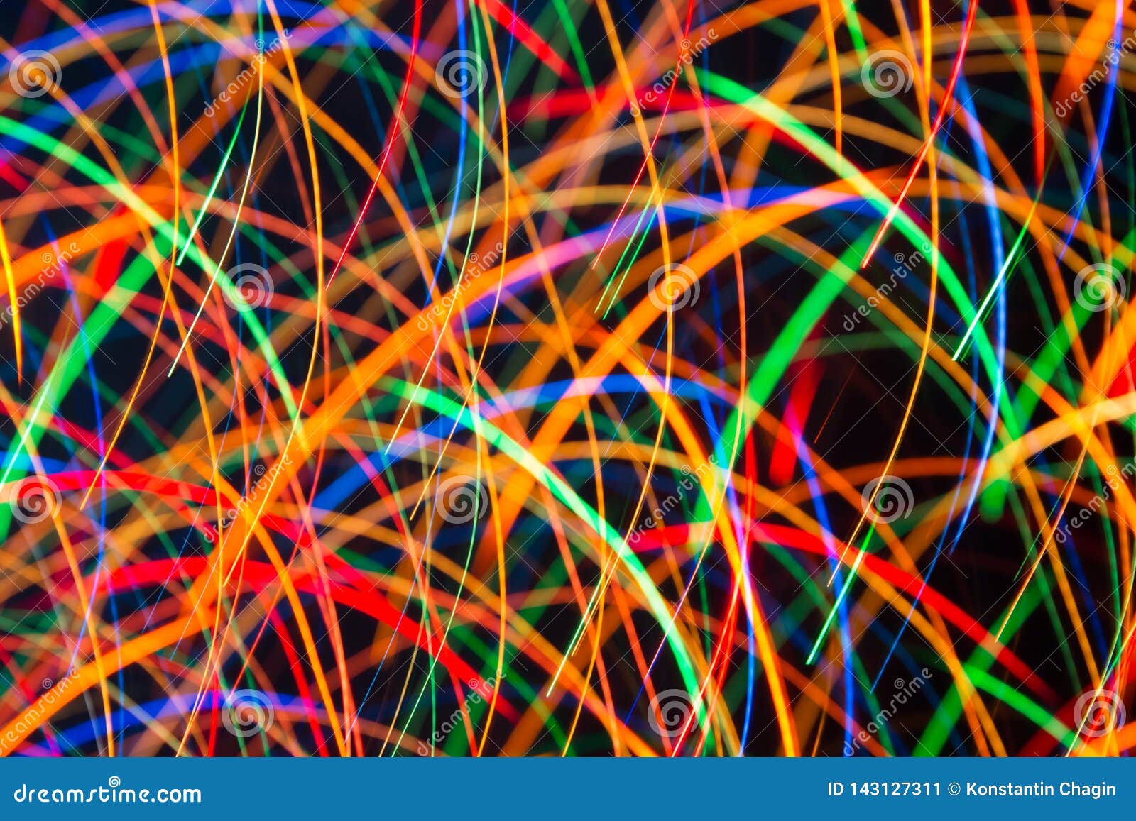 Abstract Picture of Bright Colored Dynamic Lights Stock Image - Image ...