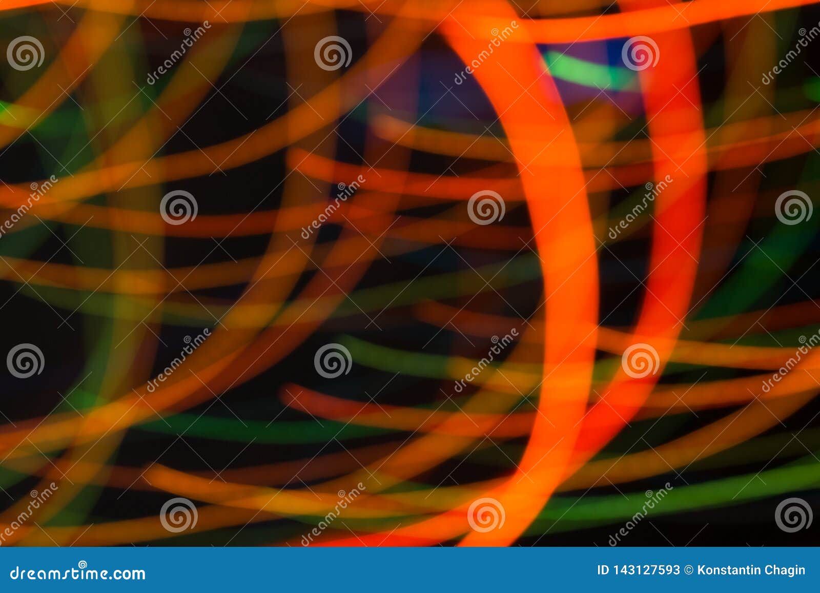 Abstract Picture of Bright Colored Dynamic Lights Stock Illustration ...