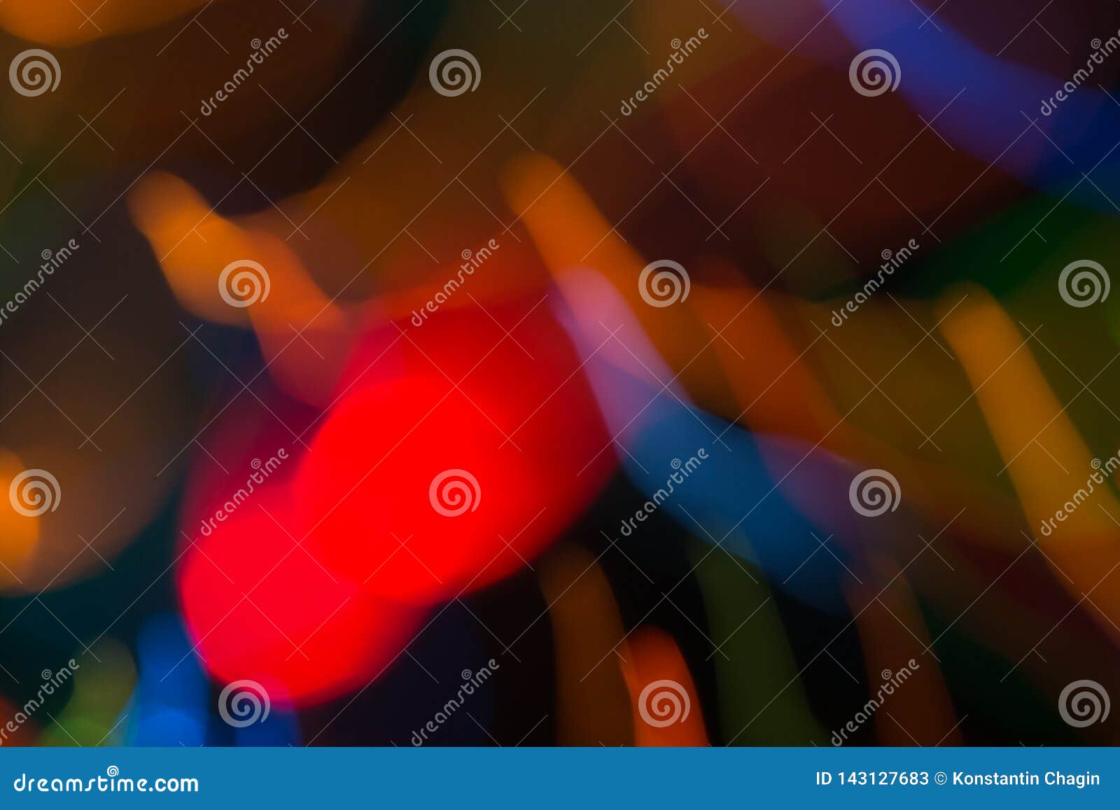 Abstract Picture of Bright Colored Dynamic Lights Stock Illustration ...