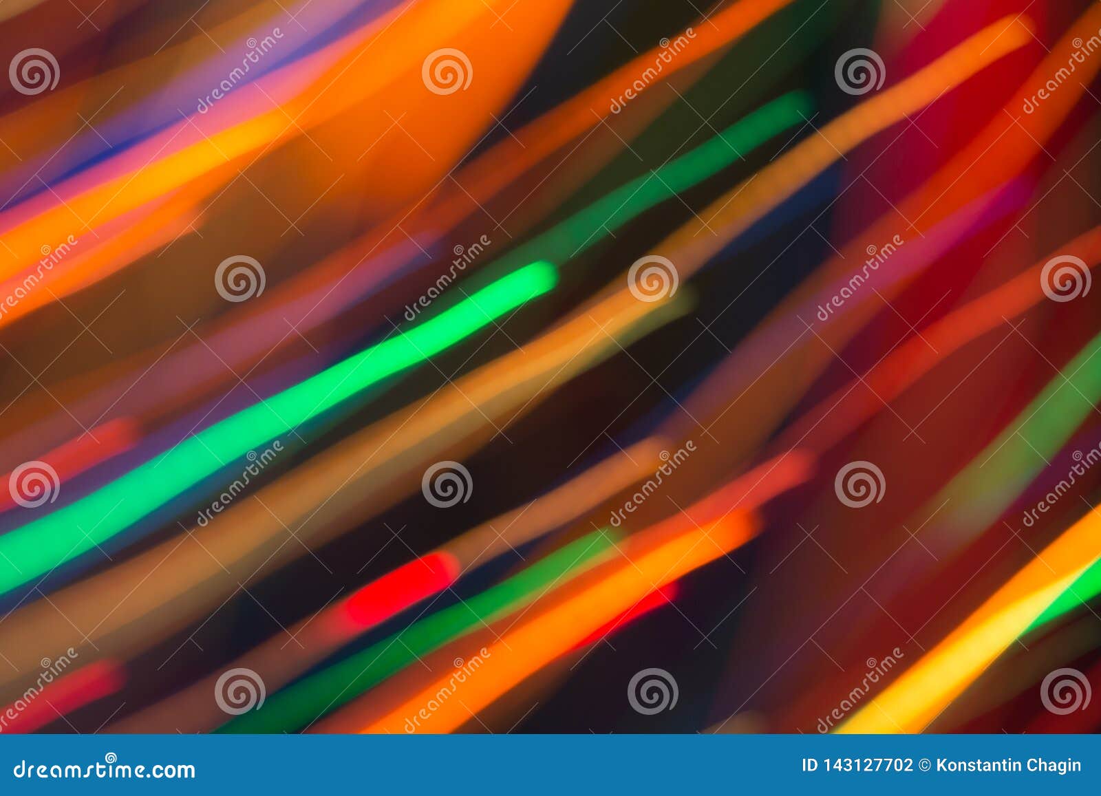 Abstract Picture of Bright Colored Dynamic Lights Stock Illustration ...