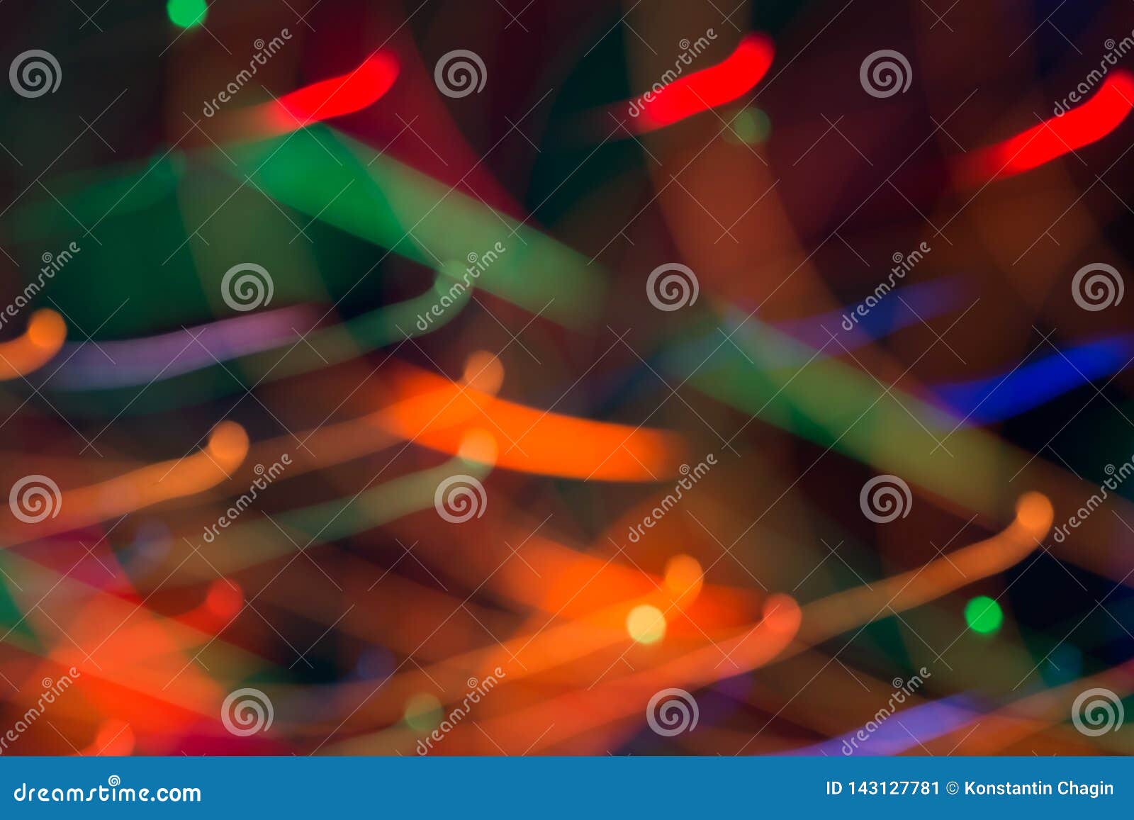 Abstract Picture of Bright Colored Dynamic Lights Stock Image - Image ...