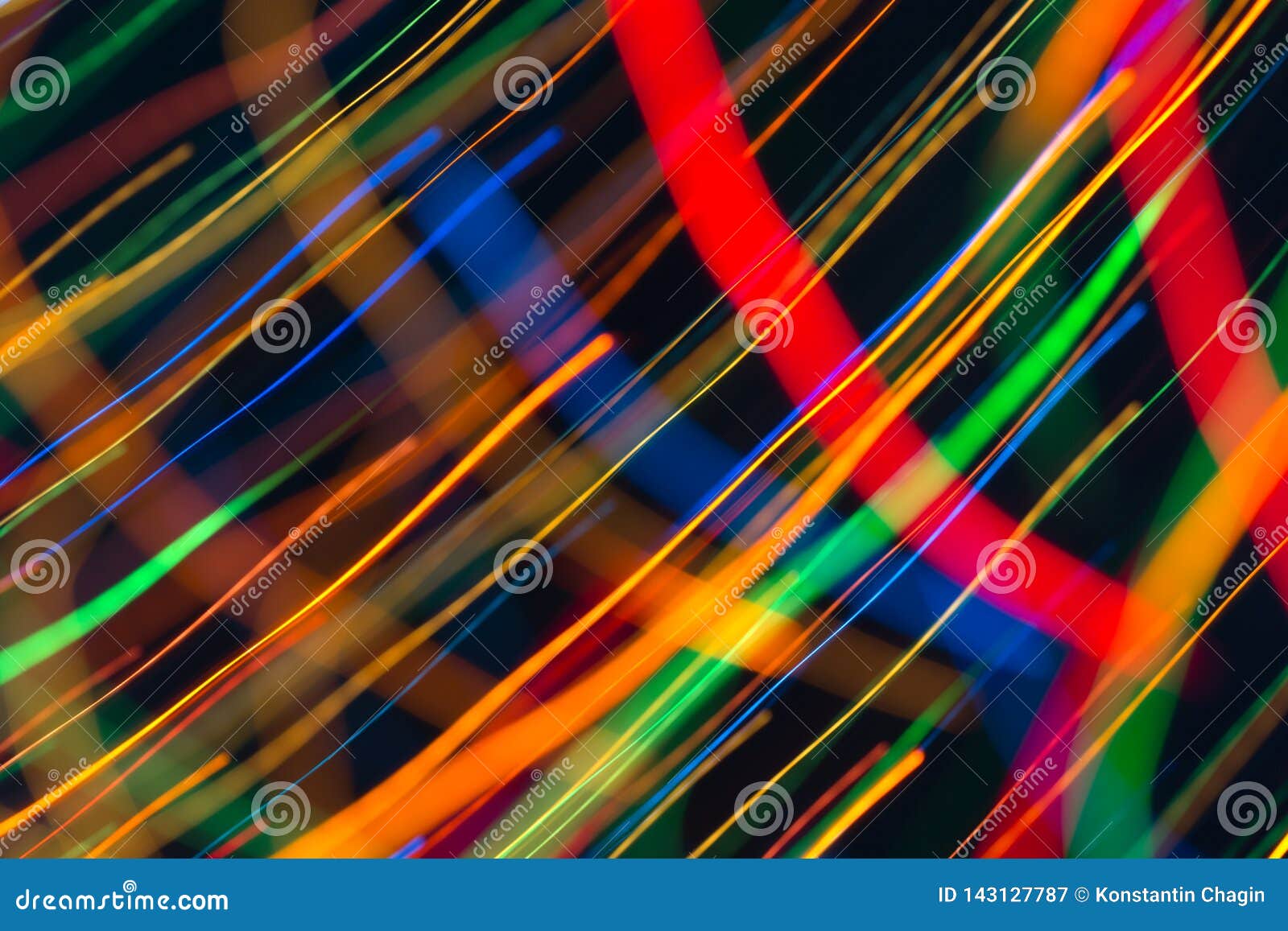 Abstract Picture of Bright Colored Dynamic Lights Stock Image - Image ...