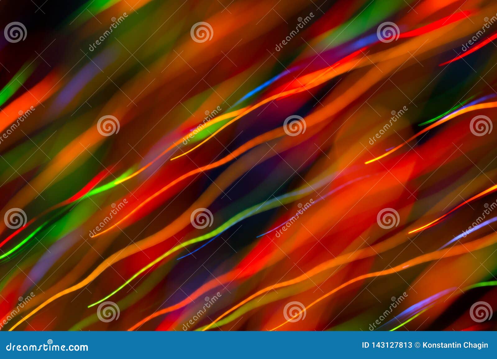 Abstract Picture of Bright Colored Dynamic Lights Stock Image - Image ...