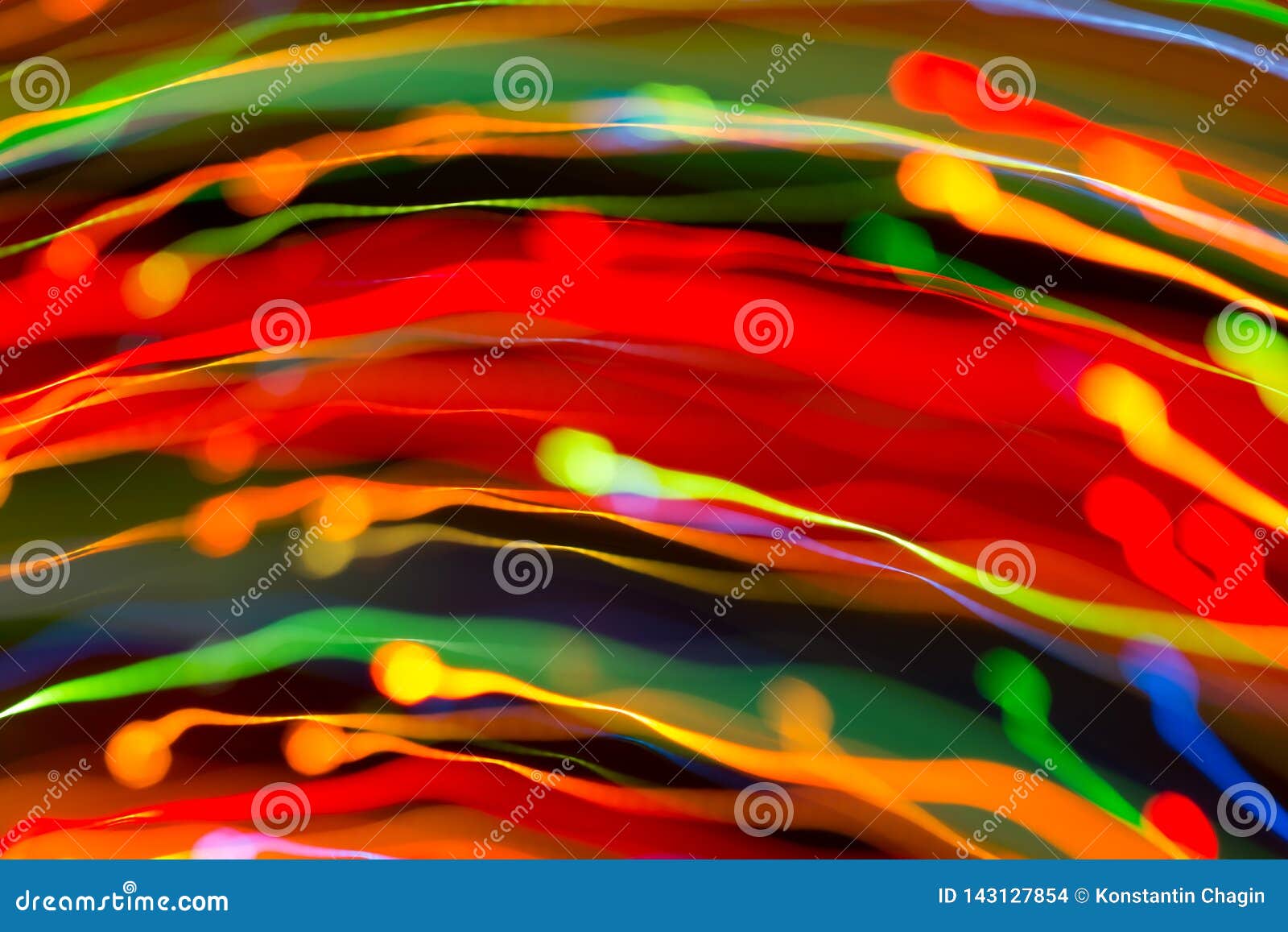 Abstract Picture of Bright Colored Dynamic Lights Stock Photo - Image ...