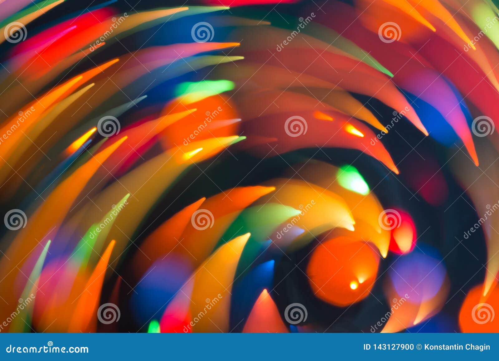 Abstract Picture of Bright Colored Dynamic Lights Stock Photo - Image ...