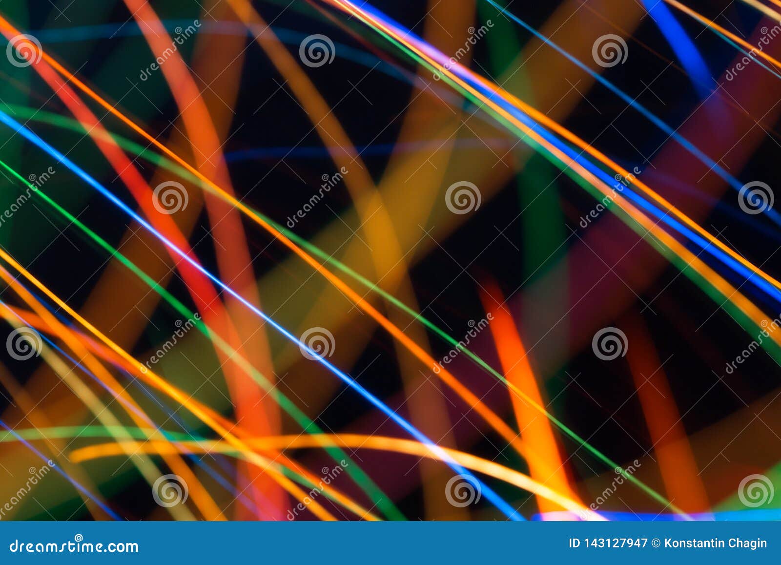 Abstract Picture of Bright Colored Dynamic Lights Stock Image - Image ...
