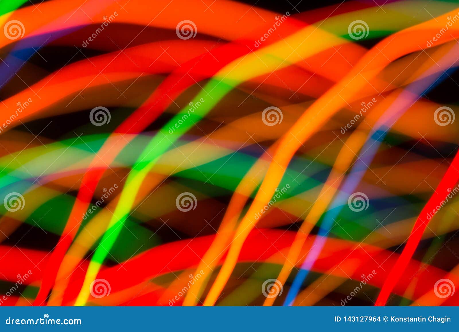 Abstract Picture of Bright Colored Dynamic Lights Stock Photo - Image ...