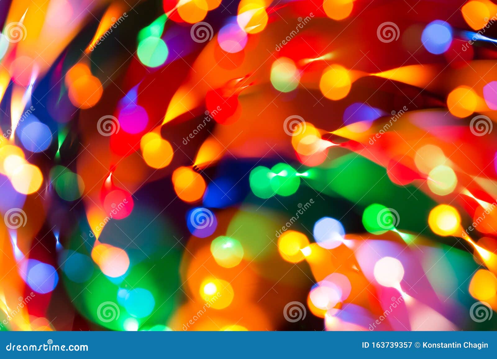 Abstract Picture of Bright Colored Dynamic Lights Stock Image - Image ...
