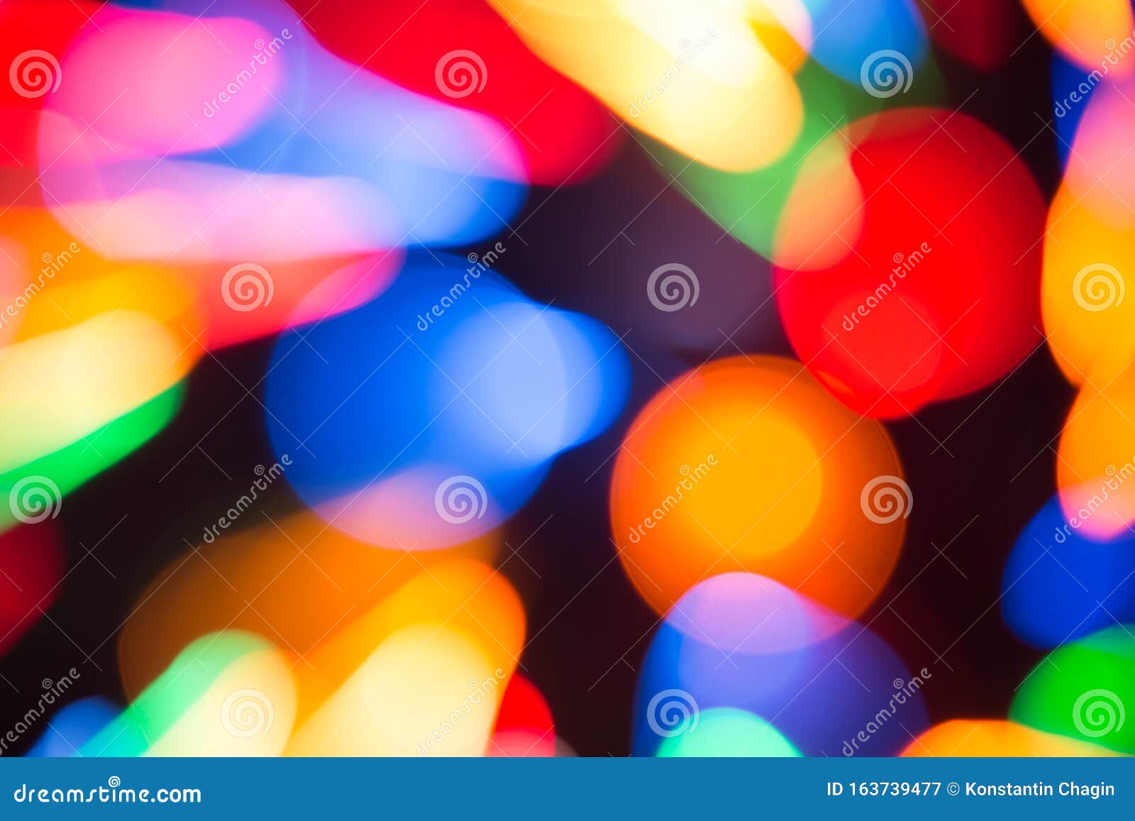 Abstract Picture of Bright Colored Dynamic Lights Stock Image - Image ...