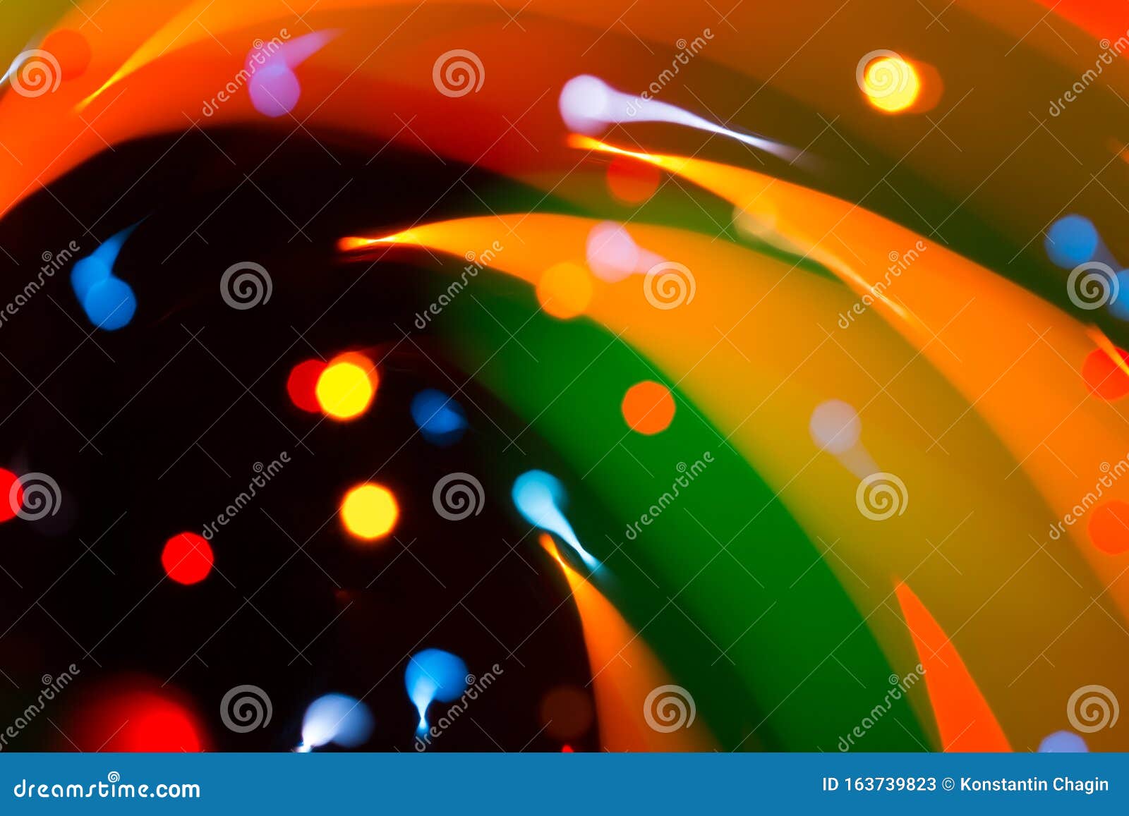 Abstract Picture of Bright Colored Dynamic Lights Stock Image - Image ...