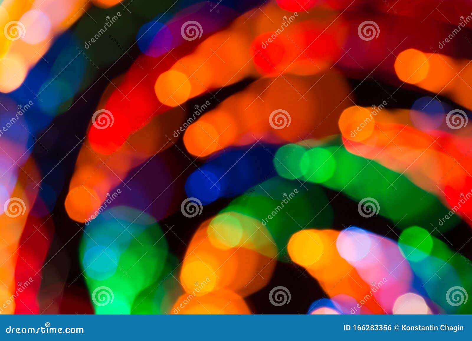 Abstract Picture of Bright Colored Dynamic Lights Stock Photo - Image ...