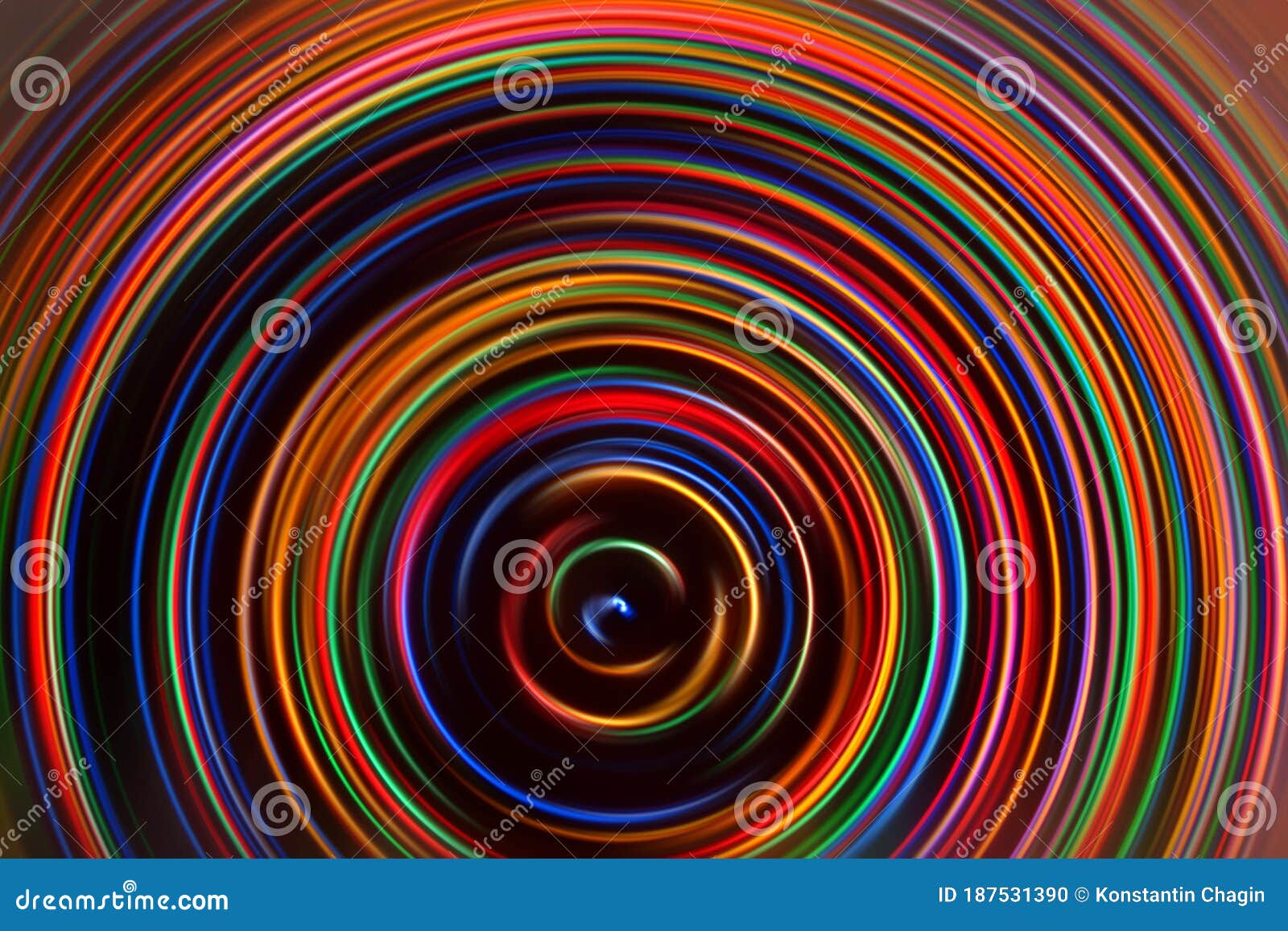 Abstract Picture of Bright Colored Dynamic Lights Stock Photo - Image ...