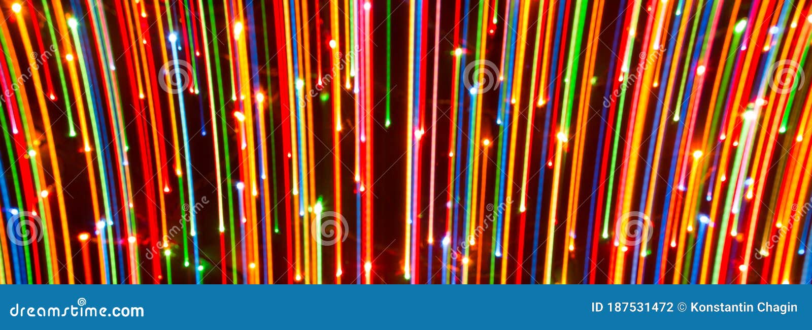 Abstract Picture of Bright Colored Dynamic Lights Stock Photo - Image ...