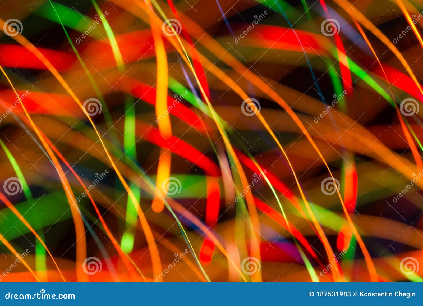 Abstract Picture of Bright Colored Dynamic Lights Stock Image - Image ...