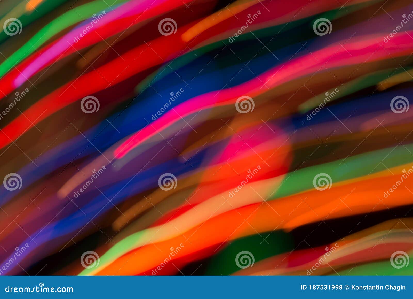 Abstract Picture of Bright Colored Dynamic Lights Stock Photo - Image ...