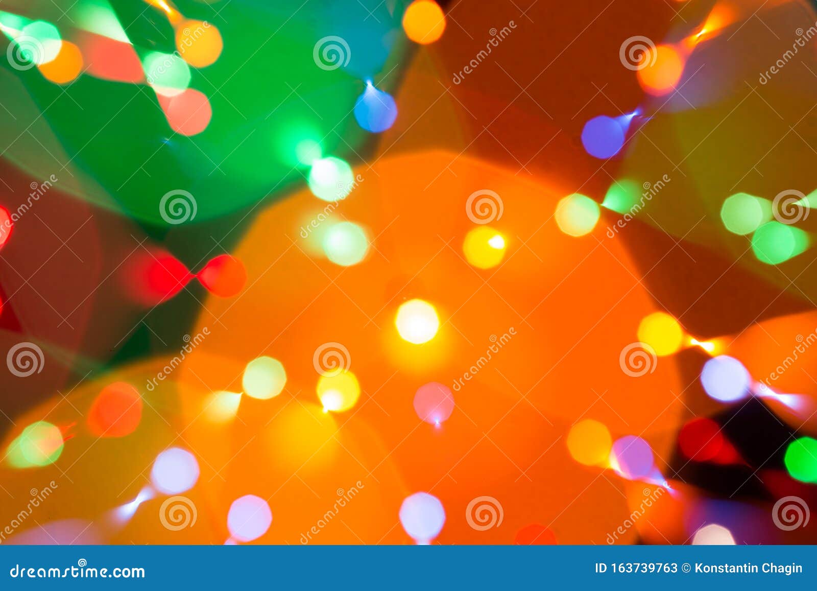 Abstract Picture of Bright Colored Lights Stock Image - Image of ...