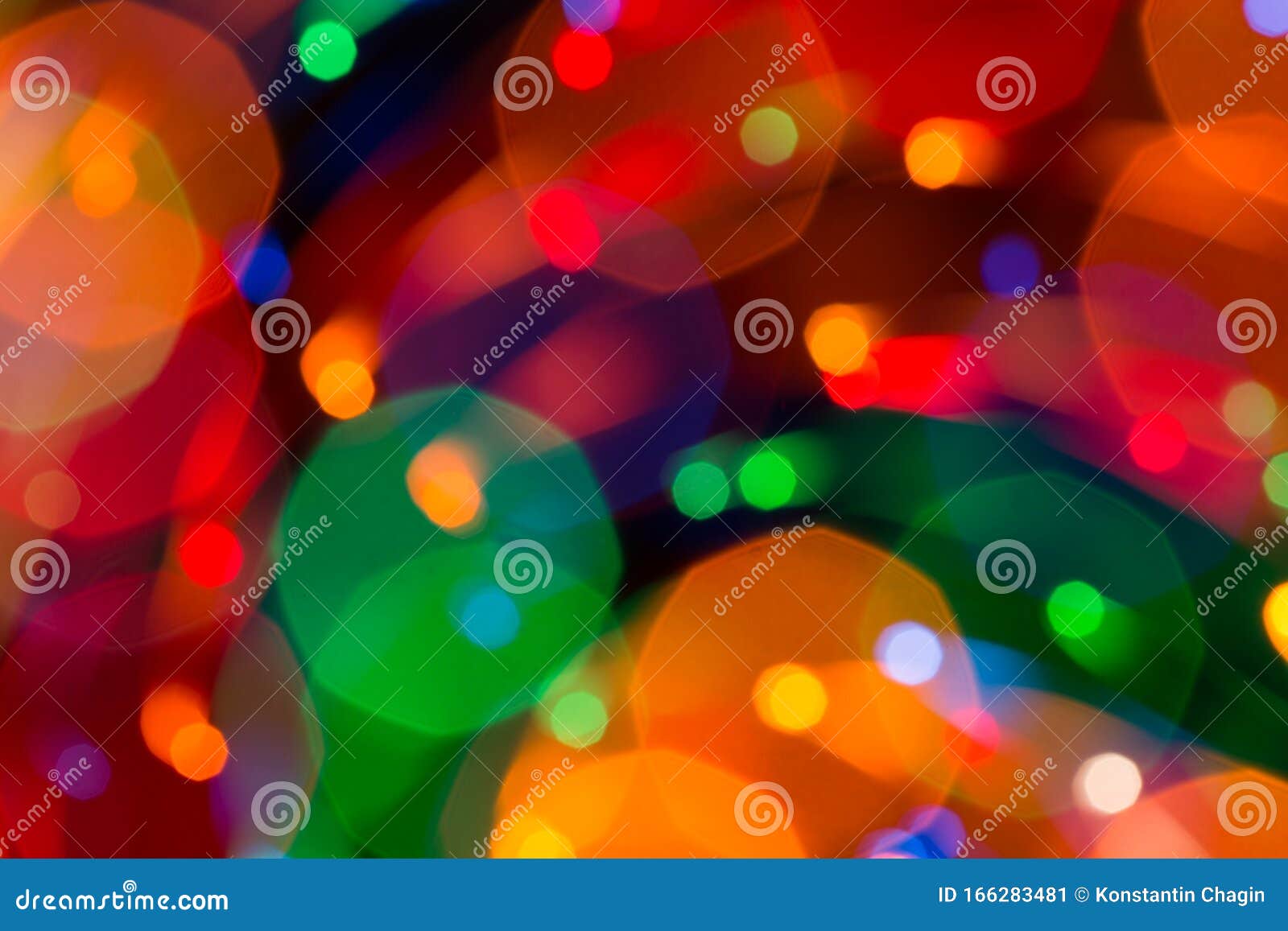 Abstract Picture of Bright Colored Lights Stock Image - Image of ...