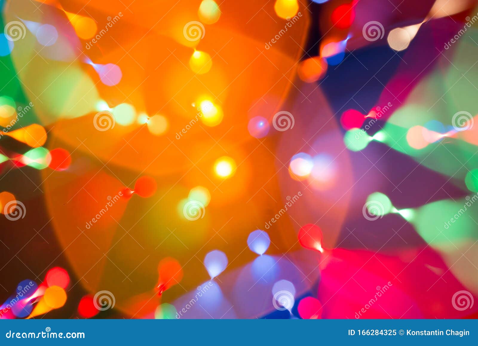 Abstract Picture of Bright Colored Lights Stock Image - Image of dark ...