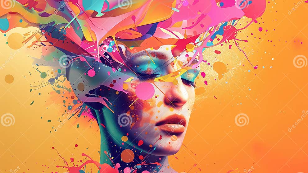 Abstract Picture Explode Particle Scatter Around Express Emotional ...