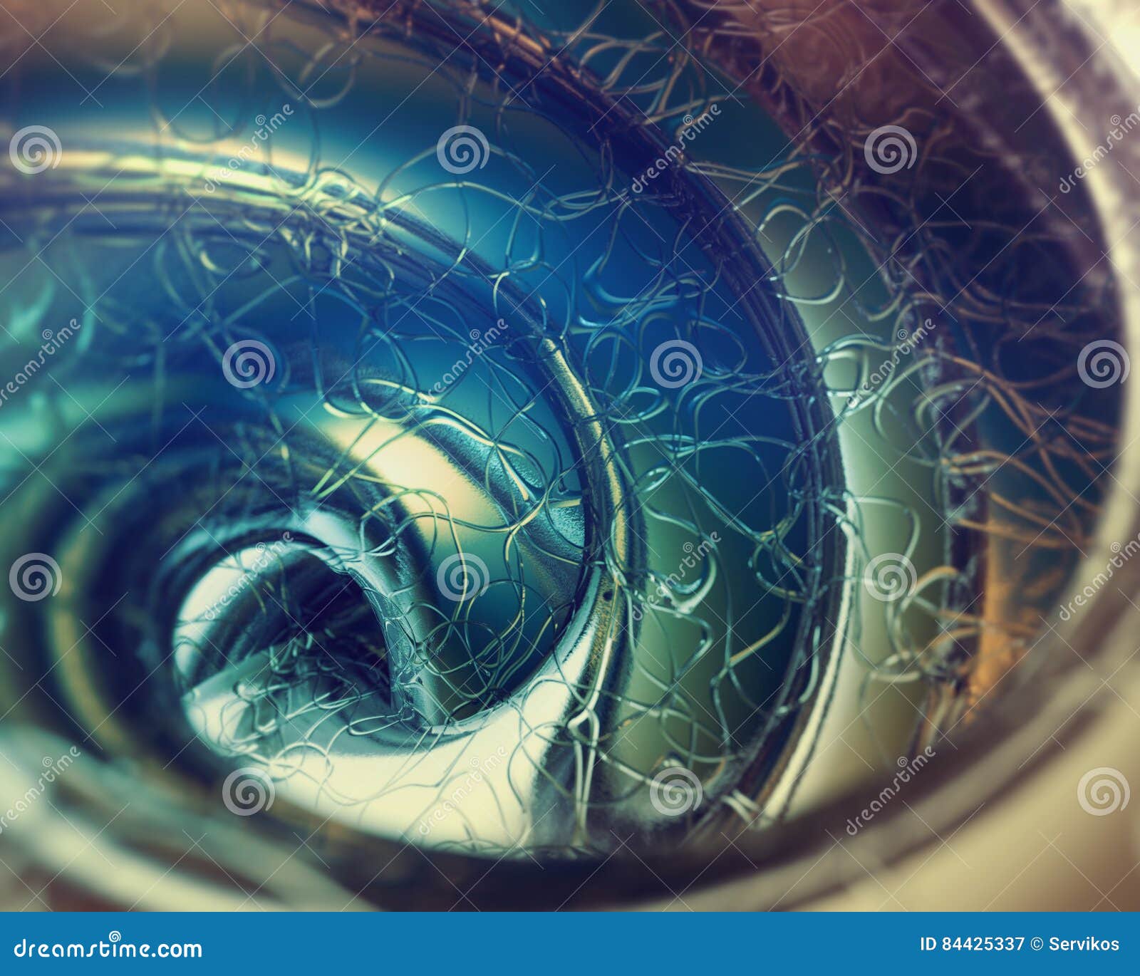 Abstract Picture Frame Spiral Stock Illustration - Illustration of ...