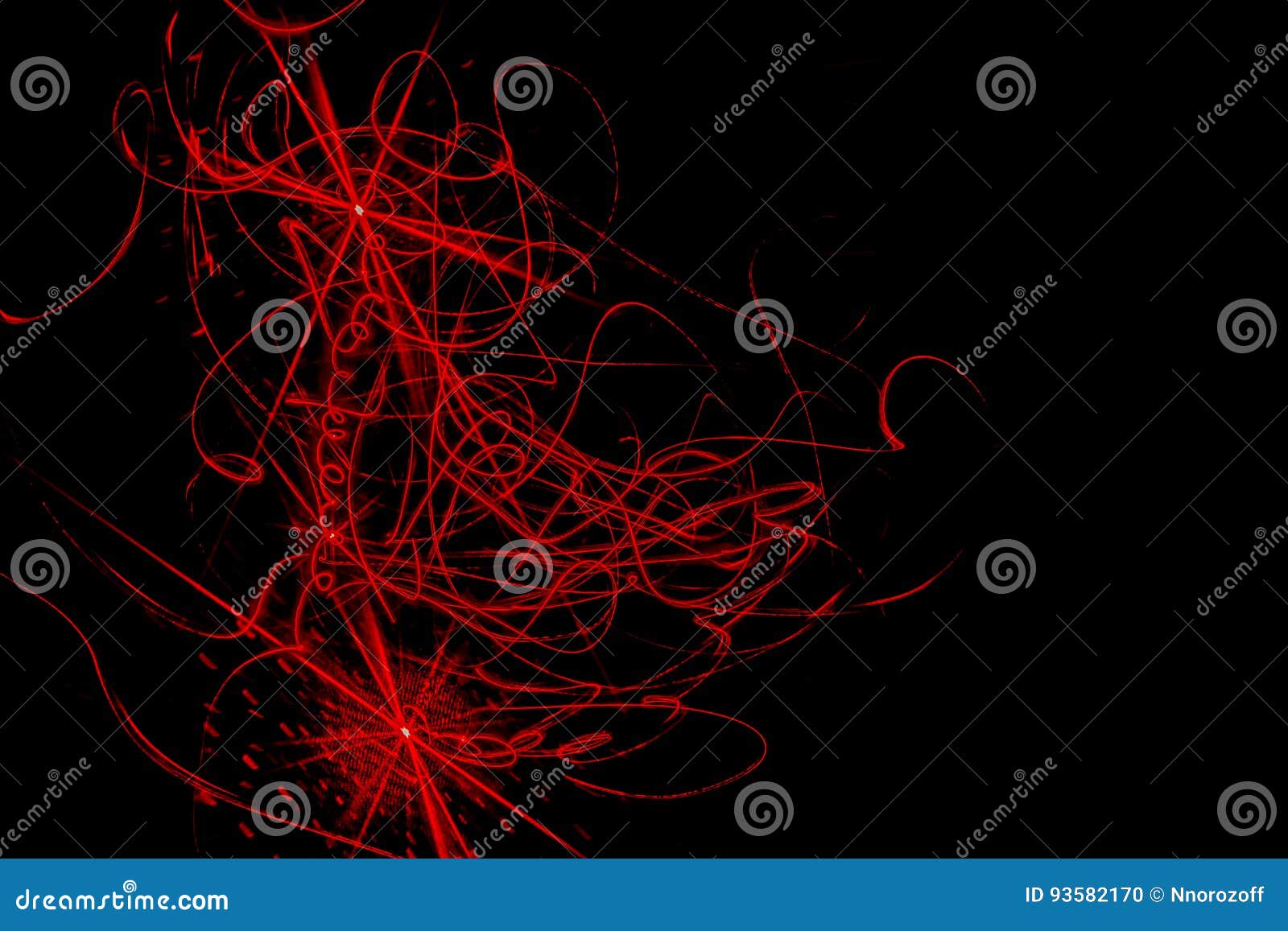Abstract Picture Light Laser Trail Black Background Stock Photo - Image ...